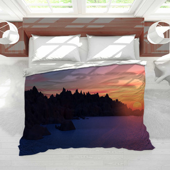 Tropical sunset Comforters, Duvets, Sheets & Sets | Custom