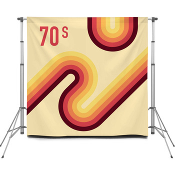 1970s Photographer Backdrops | Available in Ultra Large Custom Sizes