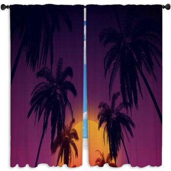 1980s Window Curtains & Drapes | Black Out | Custom Sizes