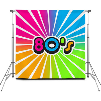 1980s Custom Backdrops | Available in Very Large Custom Sizes