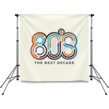 1980s Custom Backdrops | Available in Very Large Custom Sizes
