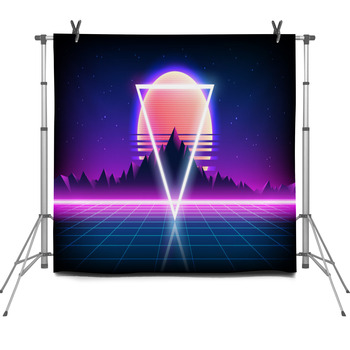 1980s Custom Backdrops | Available in Very Large Custom Sizes