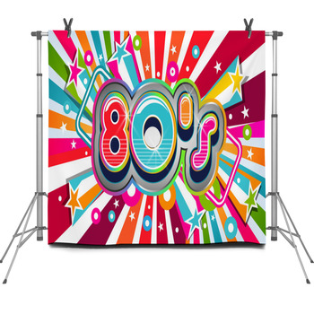 1980s Custom Backdrops | Available in Very Large Custom Sizes