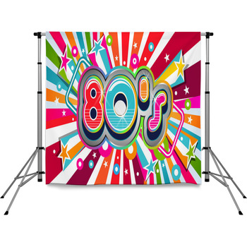 1980s Custom Backdrops | Available in Very Large Custom Sizes
