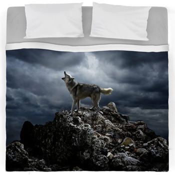 Wolf Comforters, Duvets, Sheets & Sets | Personalized