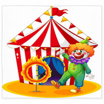 Clown Rugs & Custom Size Floor Mats