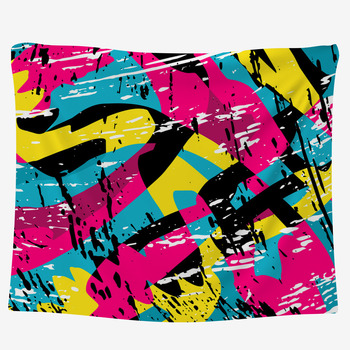 Graffiti Fabric by the Yard | Available in Ultra Large Custom Sizes