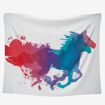Horse Fabric by the Yard | Available in Ultra Large Custom Sizes