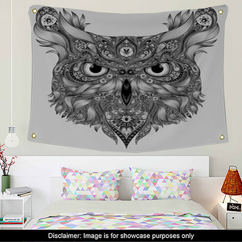 Owl Wall Decor | Murals | Tapestry | Posters | Custom Sizes