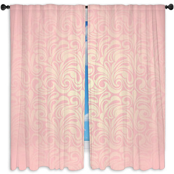 Pink Drapes & Window Treatments | Block Out | Custom Sizes