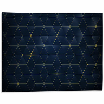 Blue and gold Area Rugs & Floor Mats