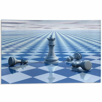 Chess Area Rugs & Custom Size Floor Mats