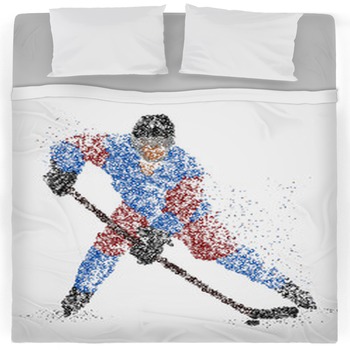 Hockey Comforters, Duvets, Sheets & Sets | Personalized