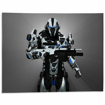 Robot Rugs & Custom Size Floor Mats