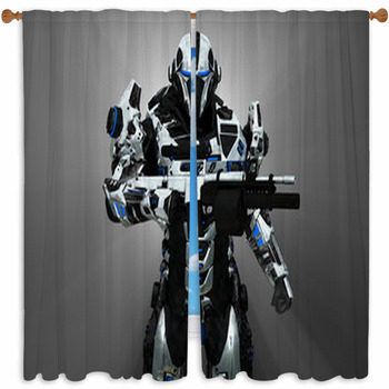 Robot Drapes & Window Treatments | Black Out | Custom Sizes