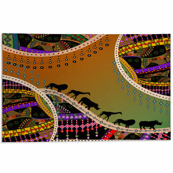 African Area Rugs & Custom Size Floor Mats