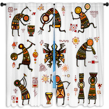 African Drapes & Window Treatments | Black Out | Custom Sizes