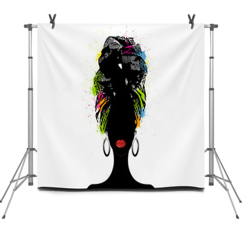 African Custom Backdrops | Available in Super Large Custom Sizes