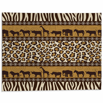 African Area Rugs & Custom Size Floor Mats