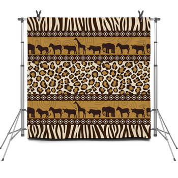 African Custom Backdrops | Available in Super Large Custom Sizes
