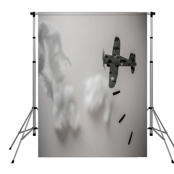World war two airplane Custom Backdrops | Available in Ultra Large ...
