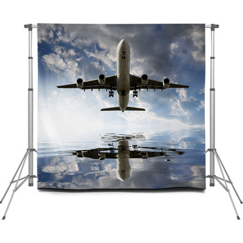 Airplane Photographer Backdrops | Available in nearly ANY Custom Sizes