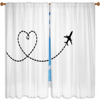 Airplane Window Curtains | Custom Size Drapes