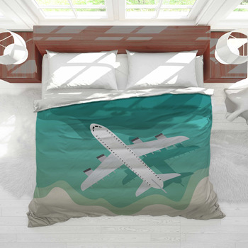 Airplane Comforters, Duvets, Sheets & Sets | Custom