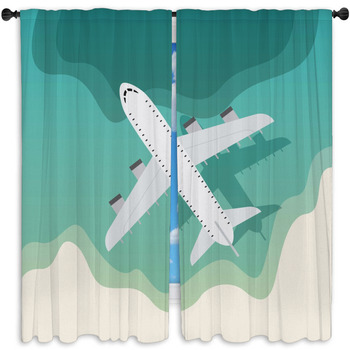 Airplane Window Curtains & Drapes | Block Out | Custom Sizes