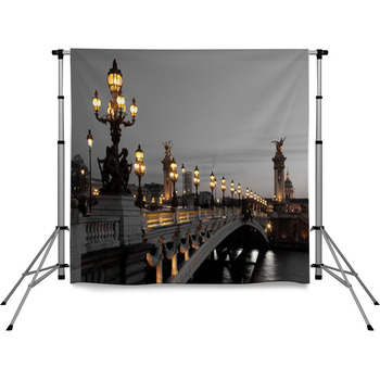 Paris Custom Backdrops | Available in Very Large Custom Sizes