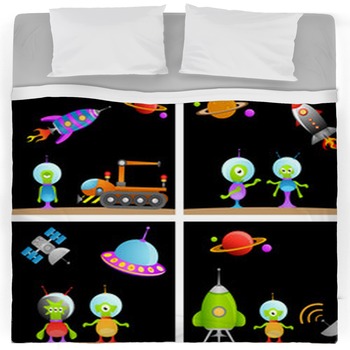 Alien Comforters, Duvets, Sheets & Sets | Personalized