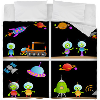 Alien Comforters, Duvets, Sheets & Sets | Personalized