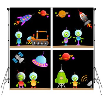 Alien Custom Backdrops | Available in Super Large Custom Sizes