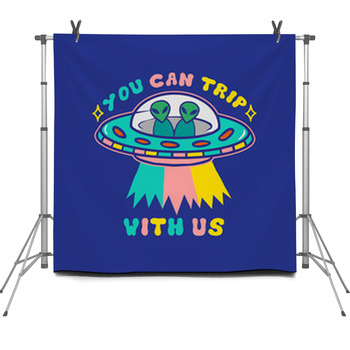 Alien Custom Backdrops | Available in Super Large Custom Sizes