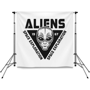 Alien Custom Backdrops | Available in Super Large Custom Sizes