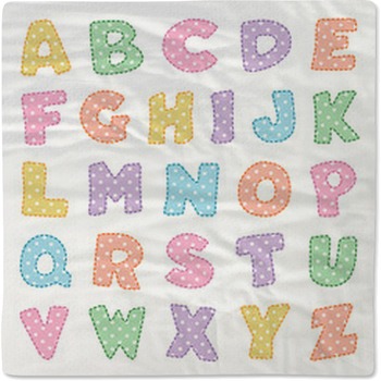 Alphabet Baby Blankets, Toddler Bedding | Personalized