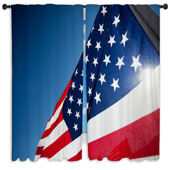 American flag Drapes & Window Treatments | Black Out | Custom Sizes
