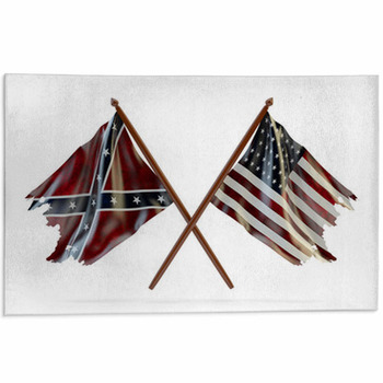 Rebel flag Area Rugs & Custom Size Floor Mats