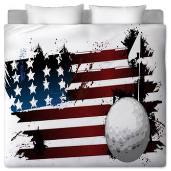 Golf Comforters, Duvets, Sheets & Sets | Personalized