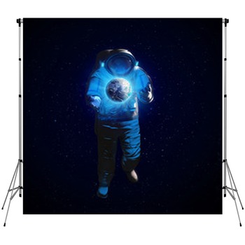 Astronaut Photographer Backdrops | Available in nearly ANY Custom Sizes