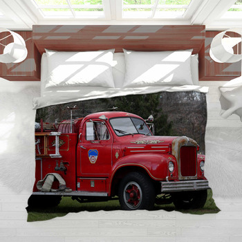 Fire truck Comforters, Duvets, Sheets & Sets | Personalized