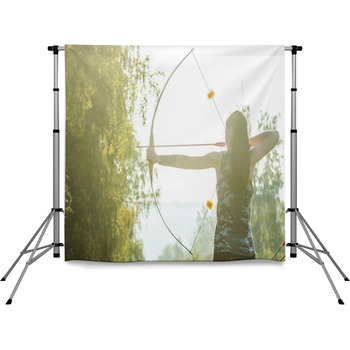 Archery Photographer Backdrops | Available in Very Large Custom Sizes