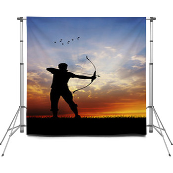 Archery Photographer Backdrops | Available in Very Large Custom Sizes