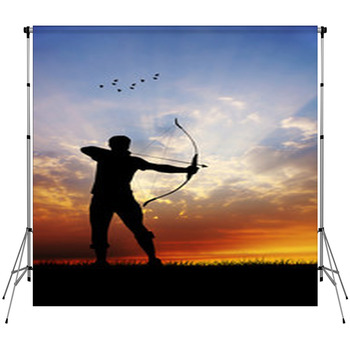 Archery Photographer Backdrops | Available in Very Large Custom Sizes