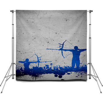 Archery Photographer Backdrops | Available in Very Large Custom Sizes