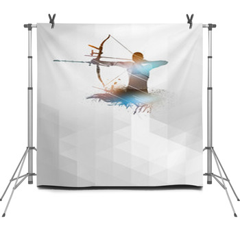 Archery Photographer Backdrops | Available in Very Large Custom Sizes