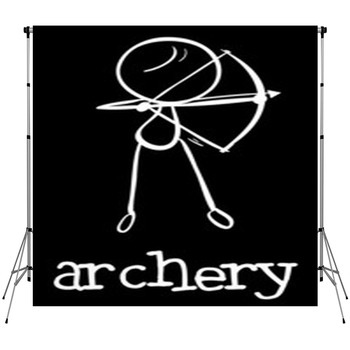 Archery Photographer Backdrops | Available in Very Large Custom Sizes