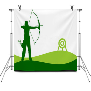 Archery Photographer Backdrops | Available in Very Large Custom Sizes