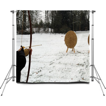 Archery Photographer Backdrops | Available in Very Large Custom Sizes
