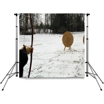 Archery Photographer Backdrops | Available in Very Large Custom Sizes